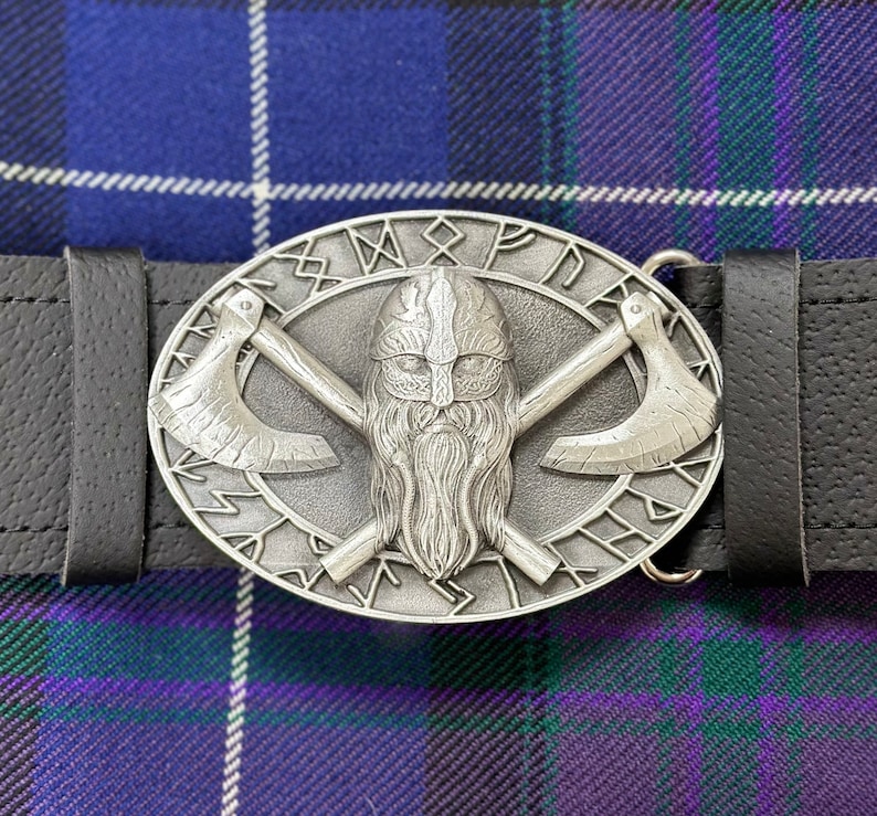 Norse Viking Kilt Belt Buckle - Handcrafted Celtic Warrior Belt ...