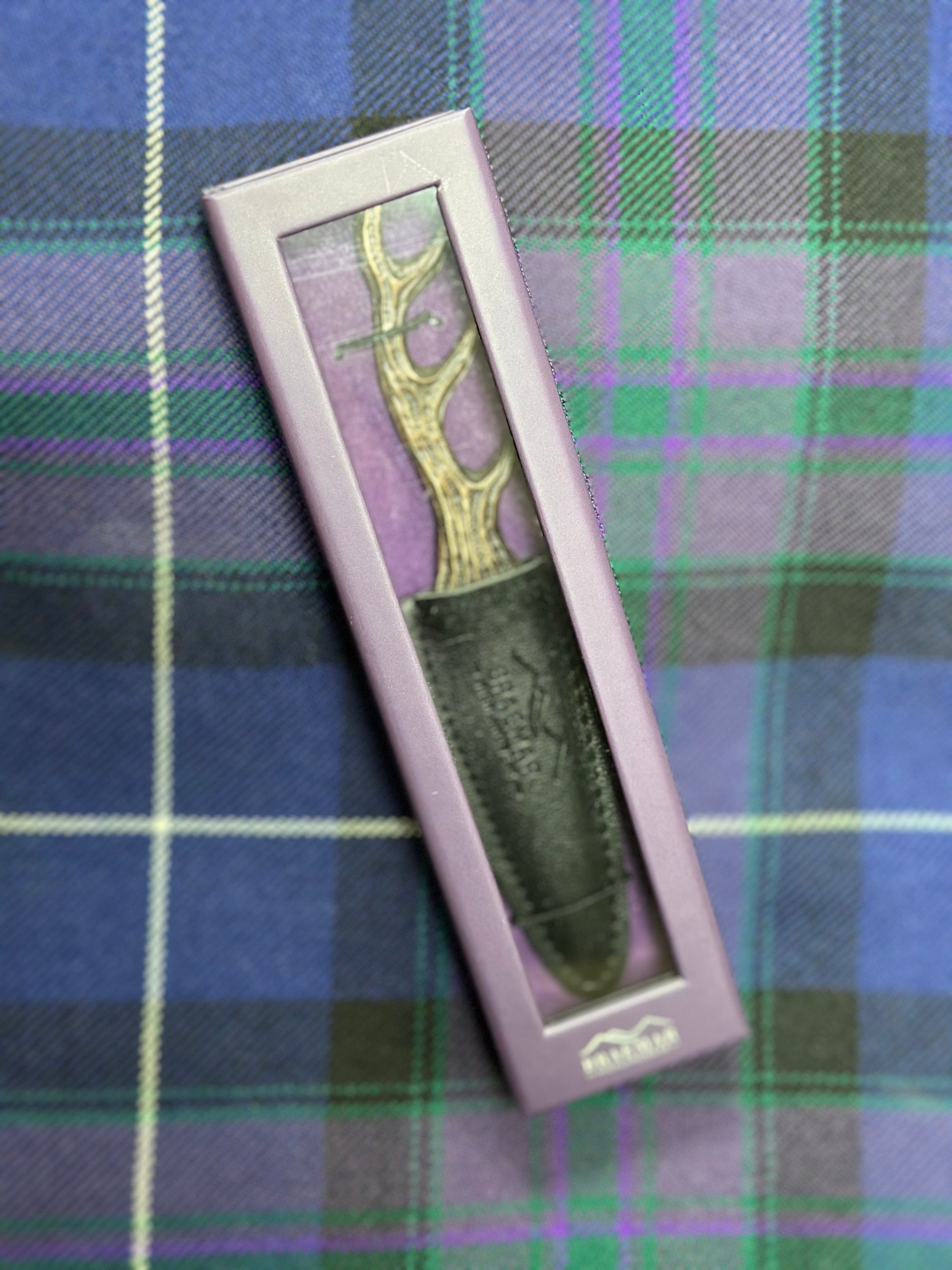 Pewter Antler Handle Sgian Dubh Handcrafted Traditional Highland Dirk ...