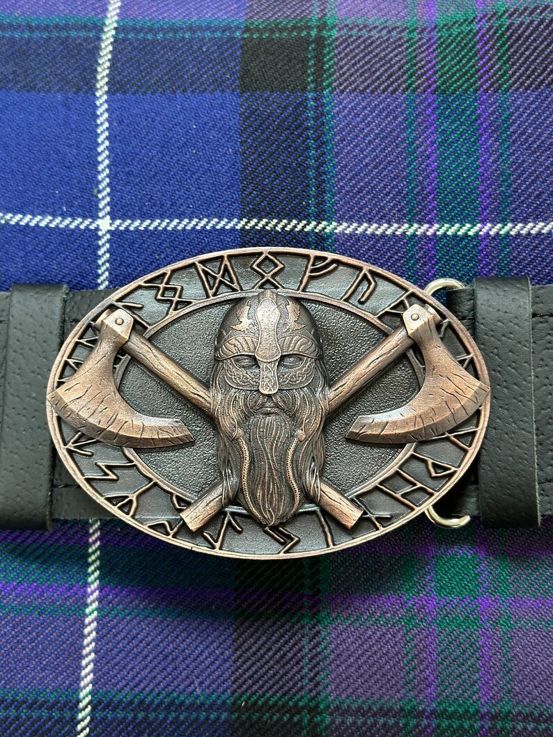 Norse Viking Kilt Belt Buckle - Handcrafted Celtic Warrior Belt ...