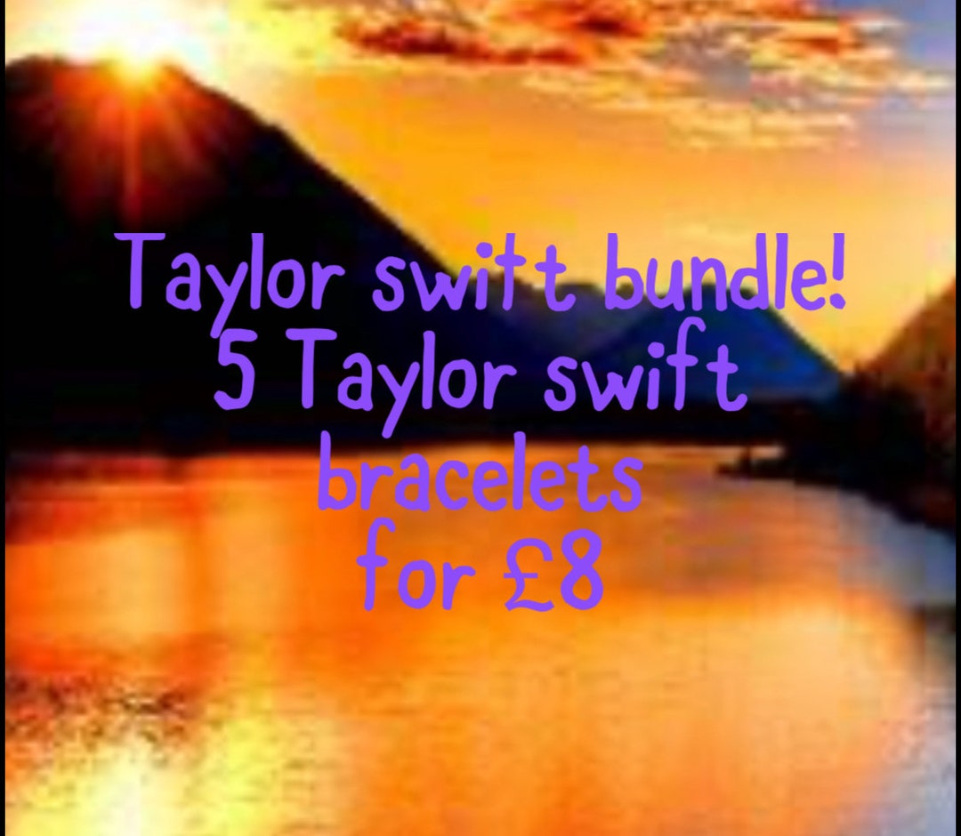 Taylor Swift Clay Bead Bracelets - Etsy