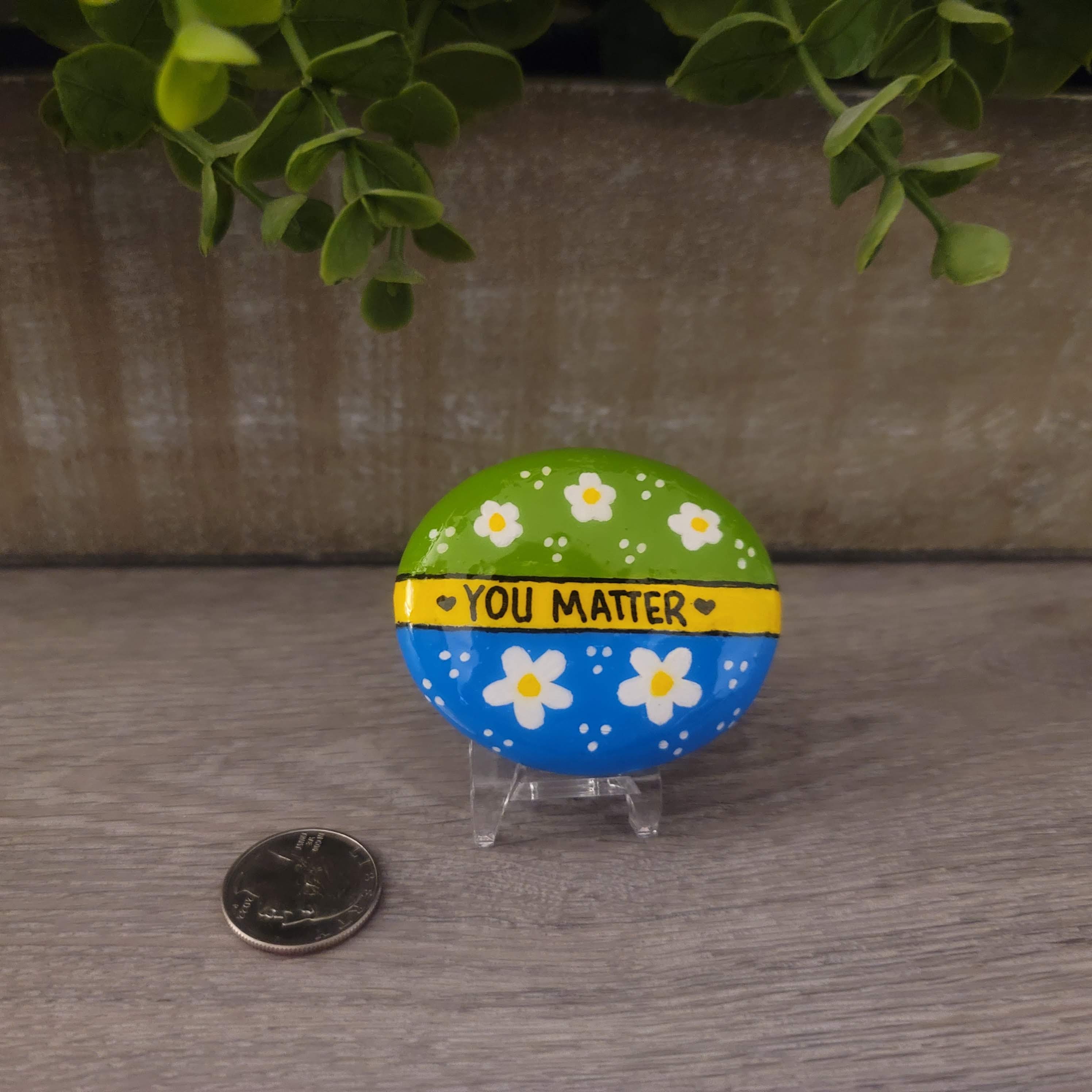 Painted Rocks, Friendship, You Matter, Unique Gifts, Inspirational ...