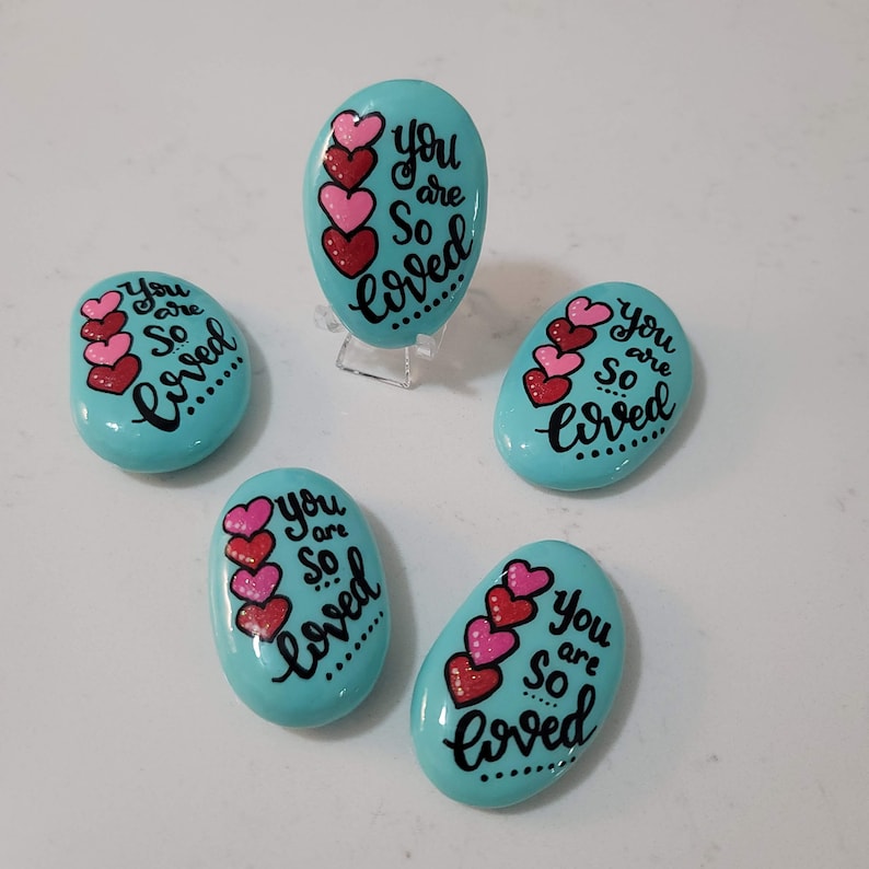 Painted Rocks, Love, Kindness Rocks, Inspirational Motivational Gifts, Friendship, Hearts ...