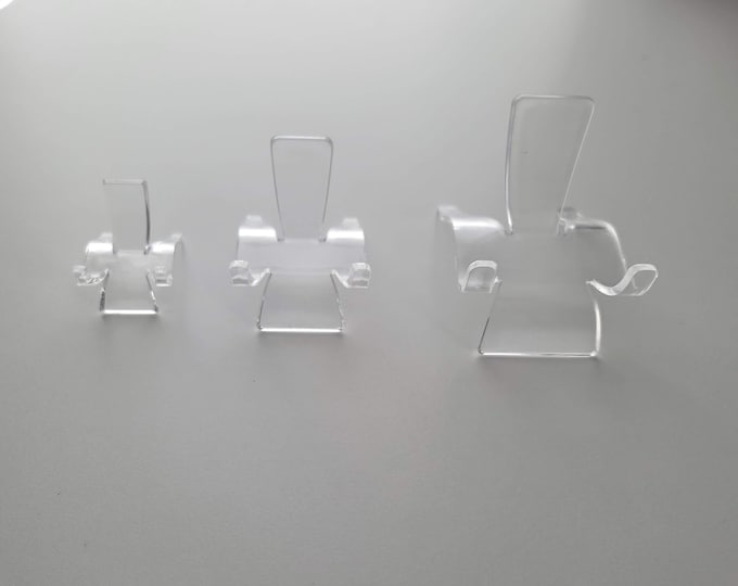 Rock Display Stand Mini Acrylic Easel Stands (painted Rock Art Not ...