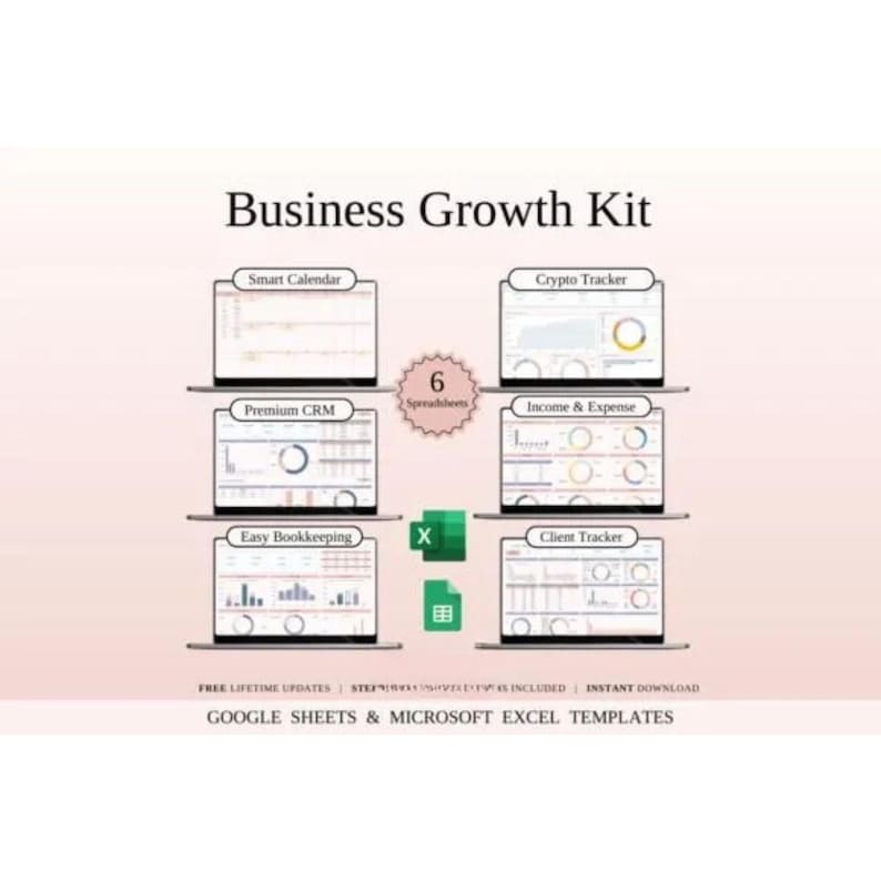 Small Business Planner Spreadsheet 2026|google Sheets Bookkeeping ...
