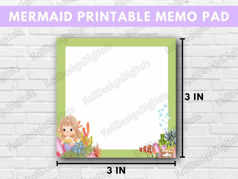 Notepads Printable Memo Pads Stationery Collection Cute Sticky Notepads ...