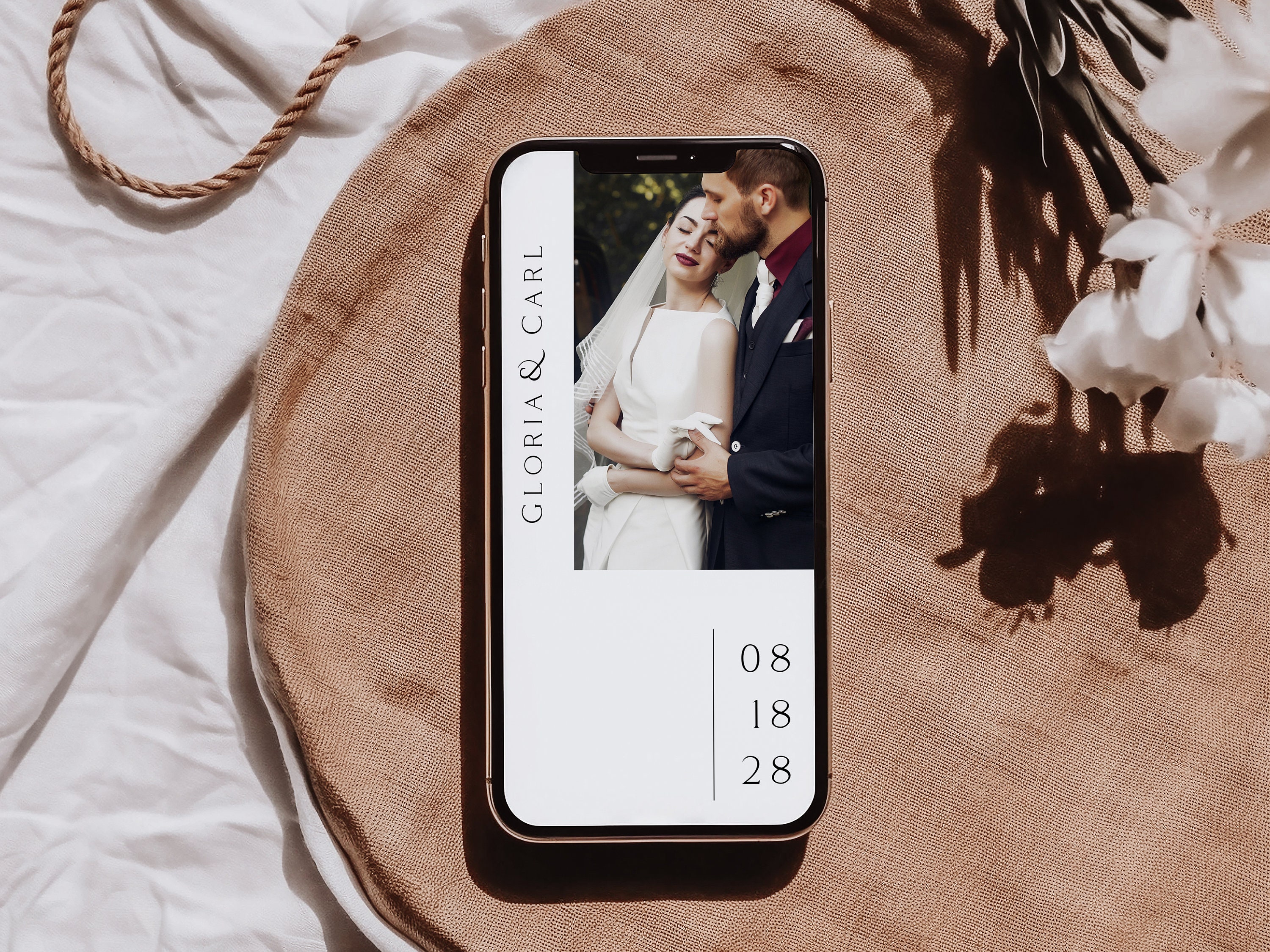 Wedding Video Invitation Template With Music, Invitation Text Mariage ...