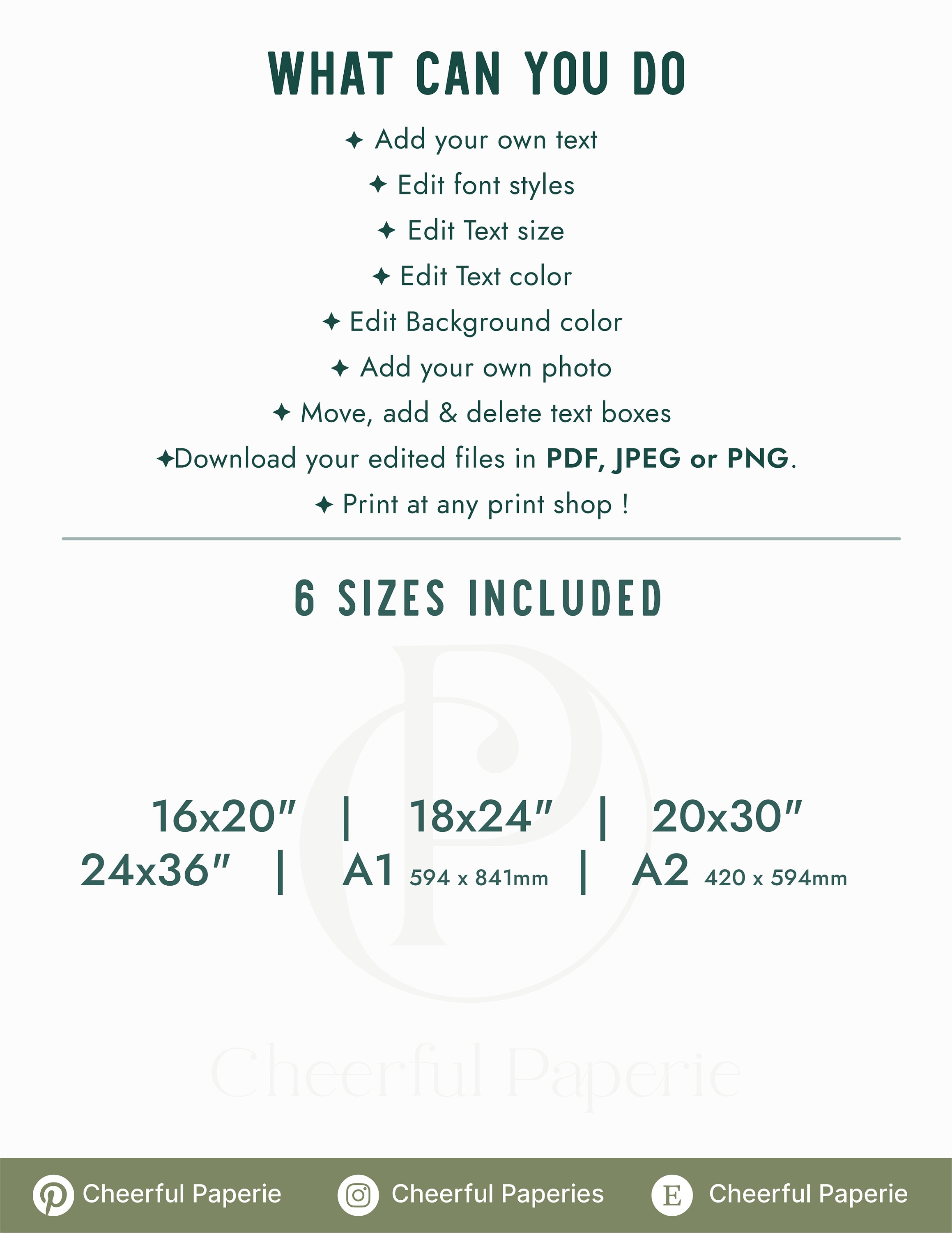 Minimalist Open Seating Sign Template, Printable Open Seating Sign, No ...