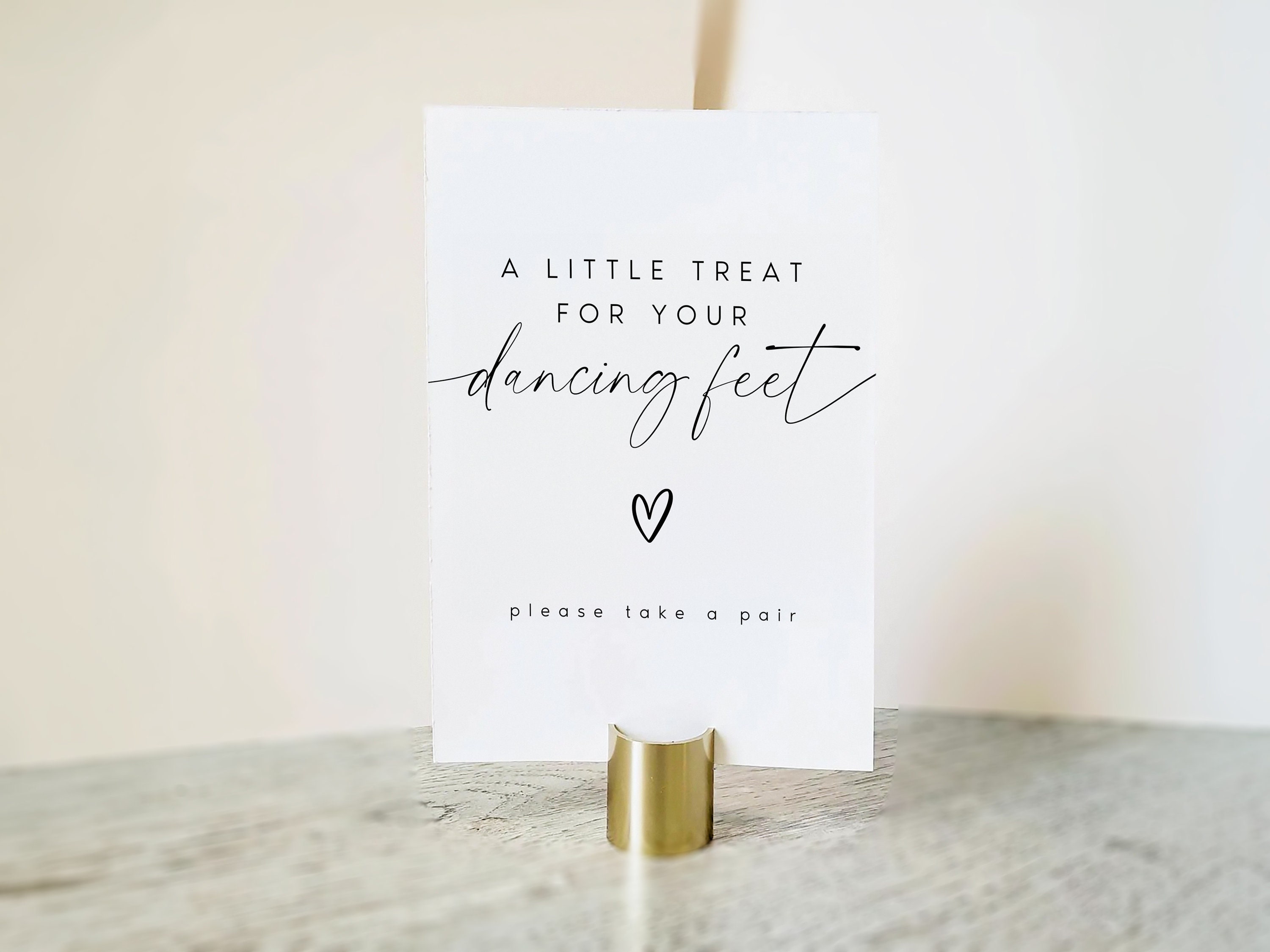 A Little Treat for Your Dancing Feet Sign, Wedding Dancing Feet Sign ...