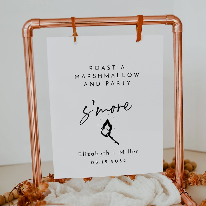 Wedding Smore Menu - Etsy