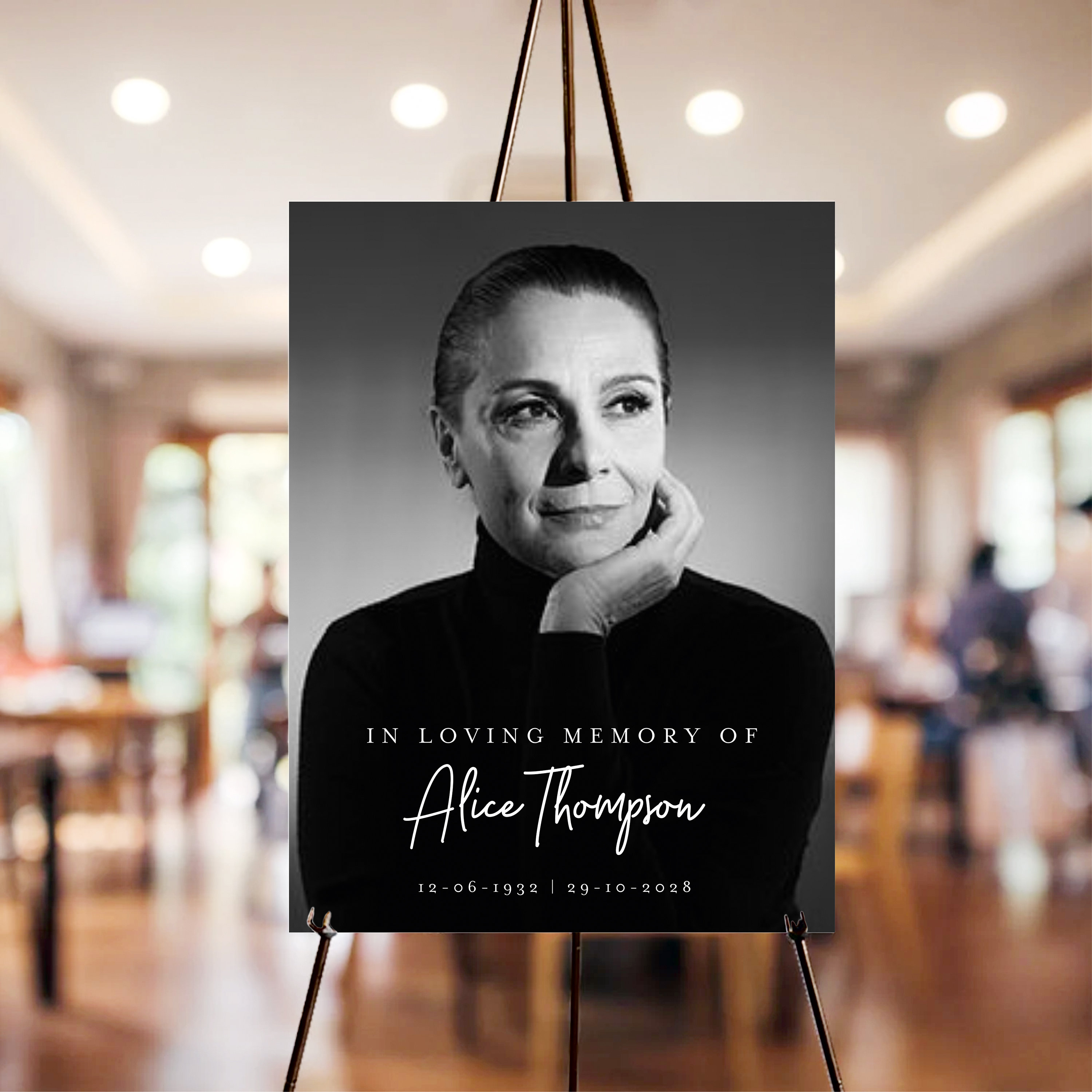 Celebration of Life Welcome Sign Template: Memorial Board (digital ...