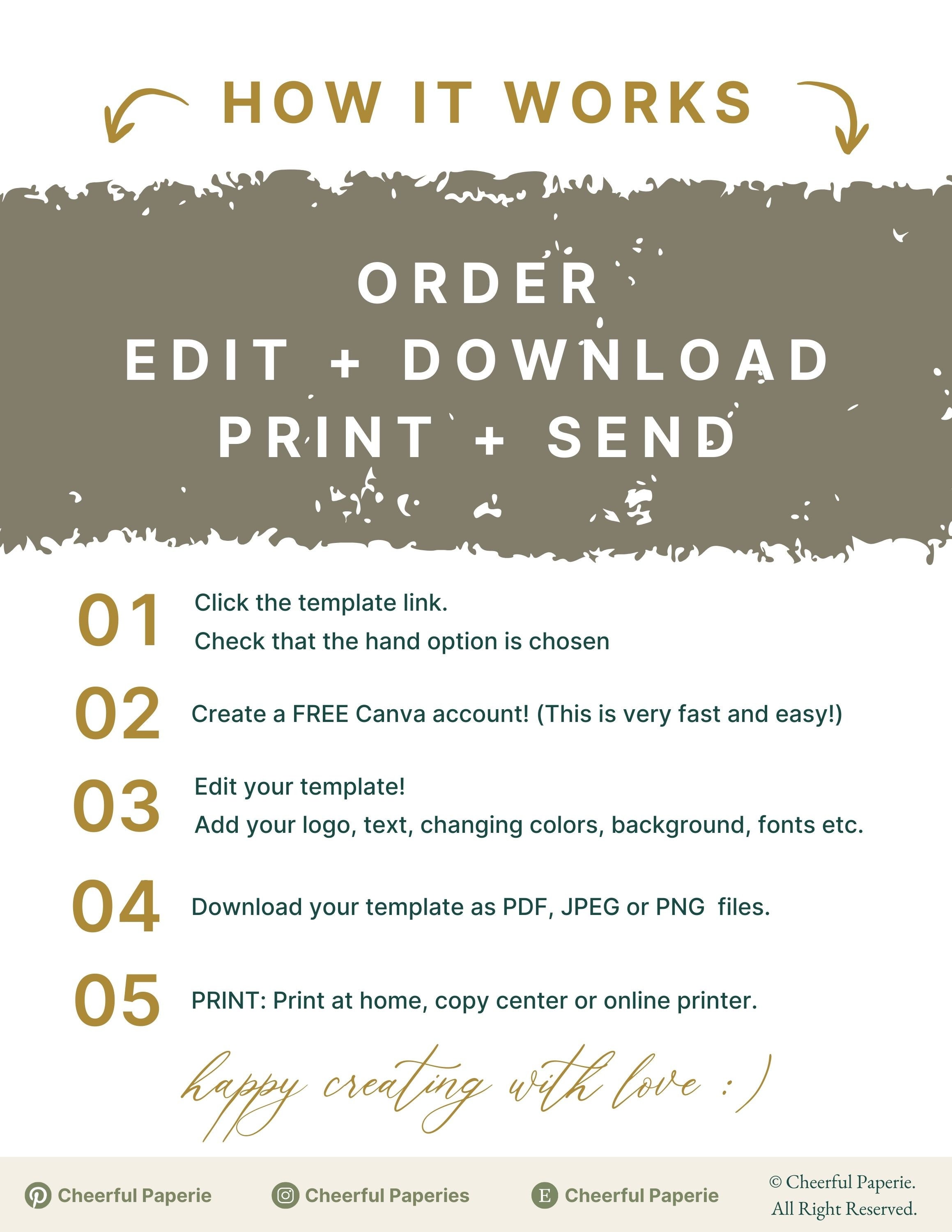 Minimalist Open Seating Sign Template, Printable Open Seating Sign, No ...