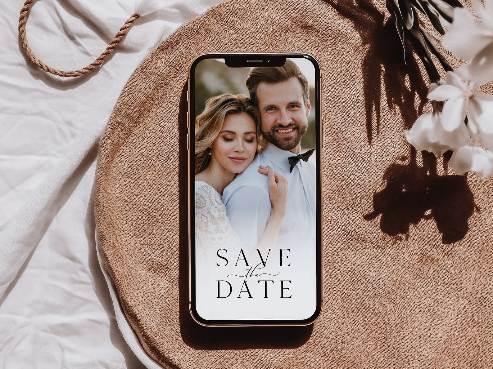Animated Wedding Save the Date Video Template, Editable Canva ...