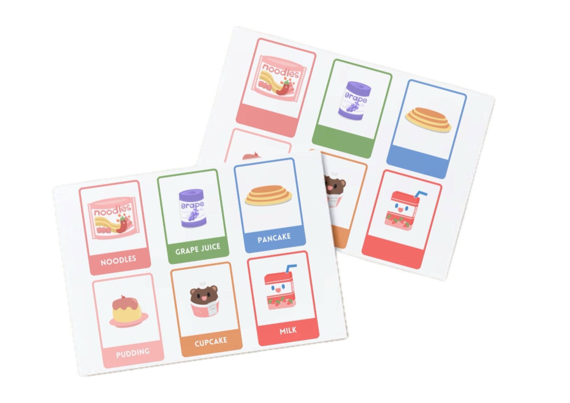 Food and Beverage Flashcards Printable PDF, Learning Food and Beverage ...