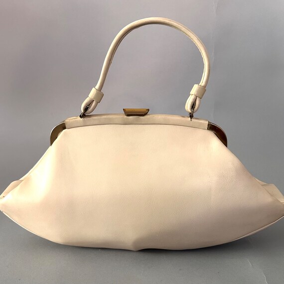 1950s Ivory Handbag - Gem