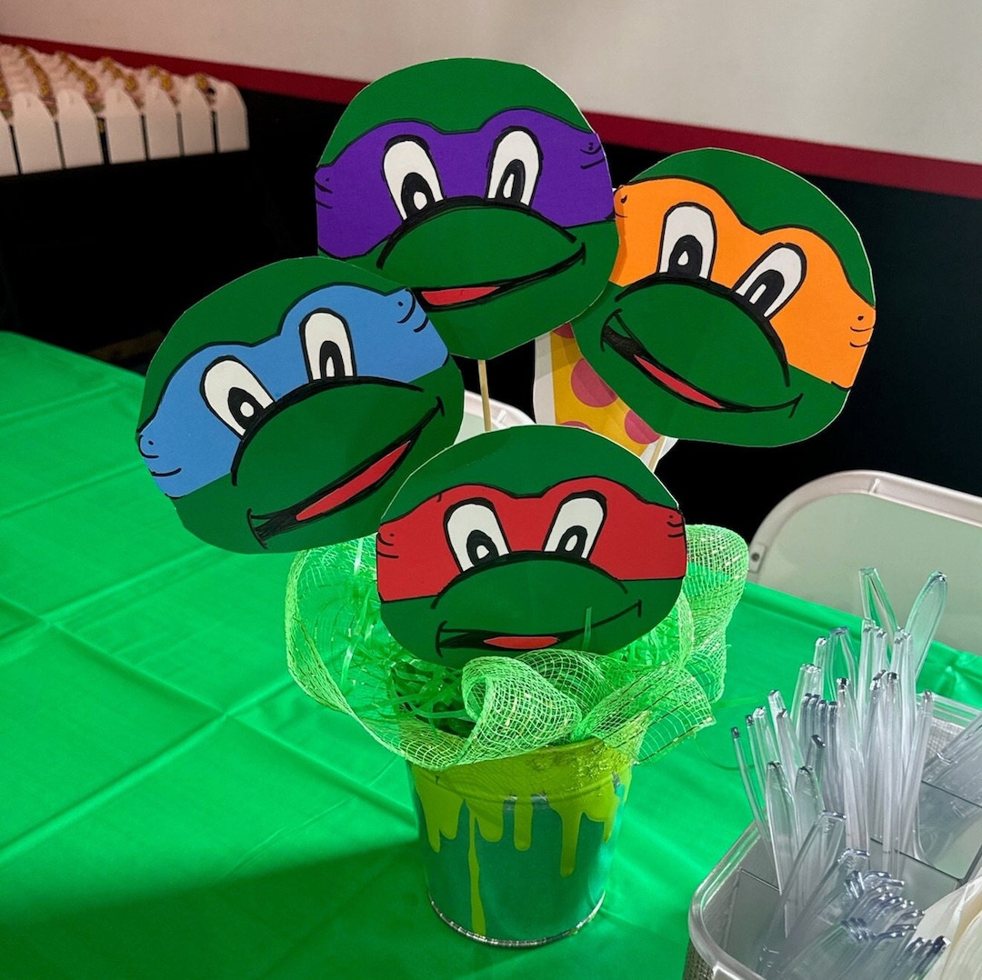 TMNT Centerpieces - Etsy