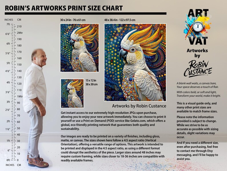 Cockatoo Dreaming | Aboriginal Bird Dot Painting | Download Digital ...