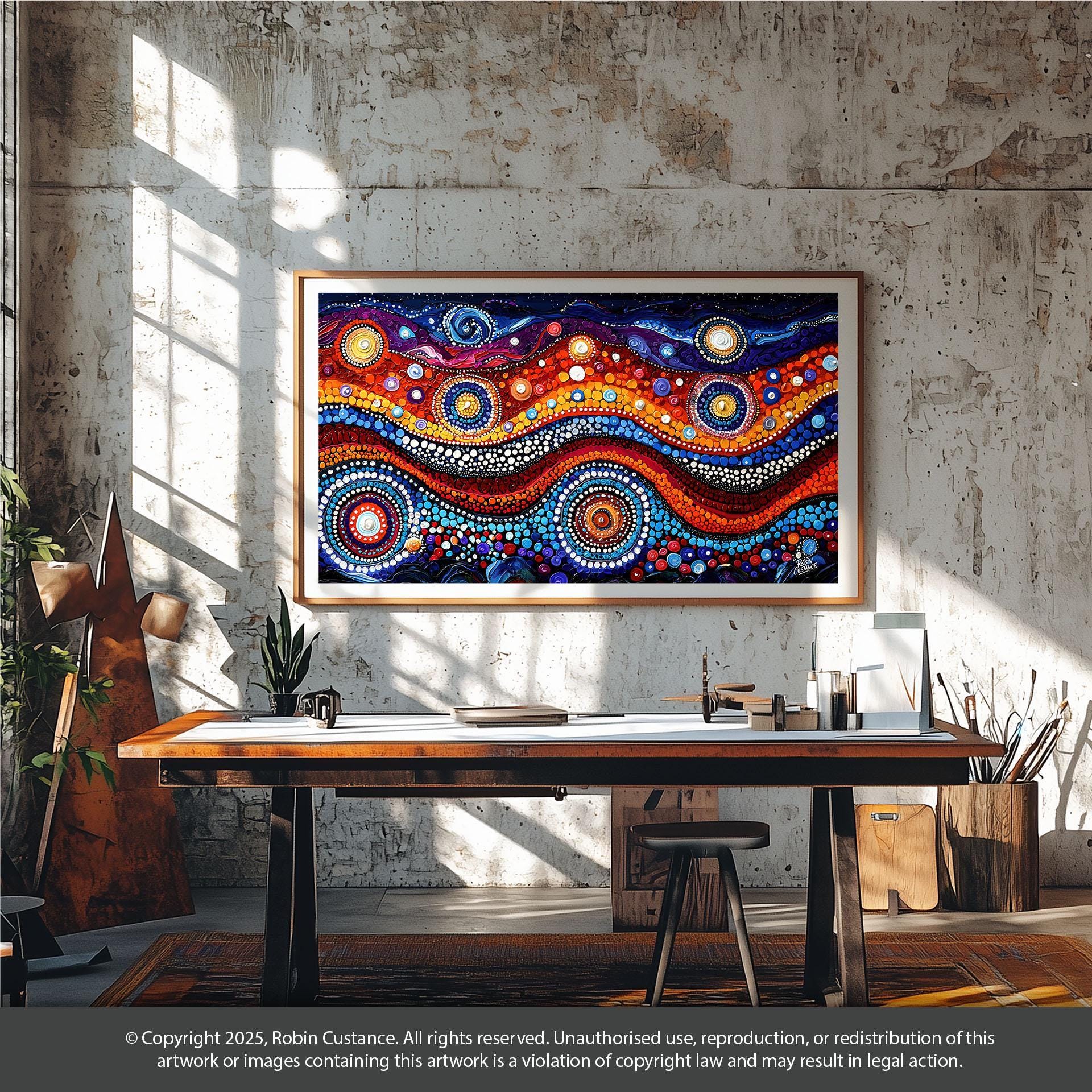 Aboriginal Dot Wall Art: Dreamtime Patterns (digital Download) - Etsy