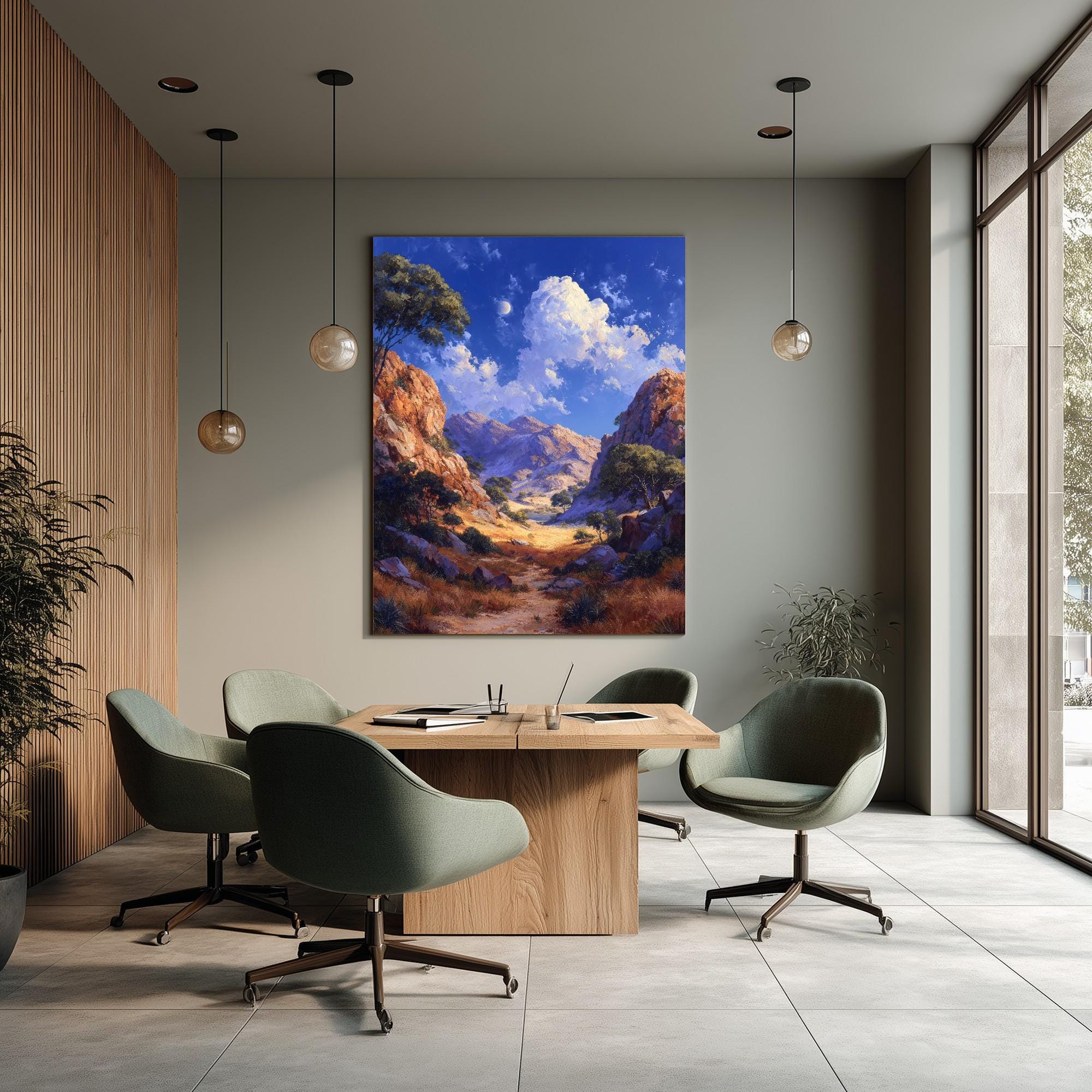 Aussie Outback Masterpiece Digital Print Abstract Bush Landscape Wall ...