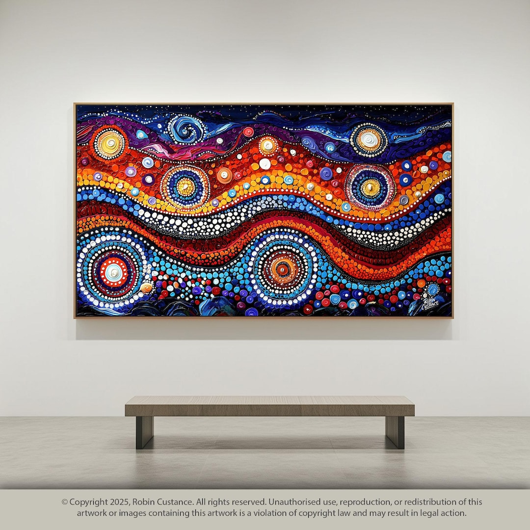 Aboriginal Dot Wall Art: Dreamtime Patterns (digital Download) - Etsy