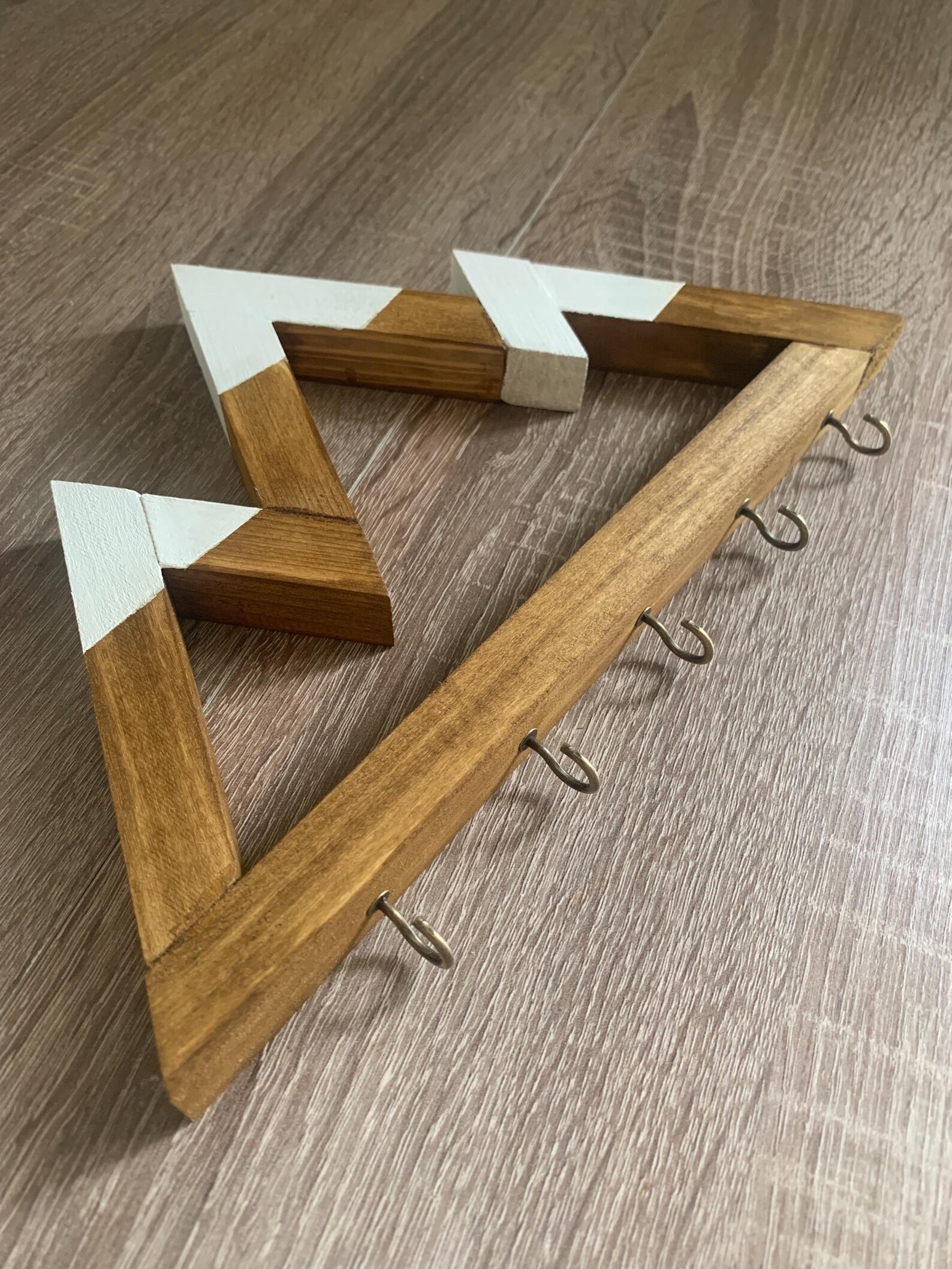 Rustic Mountain Key Rack: Reclaimed Wood Entryway Organizer - Etsy
