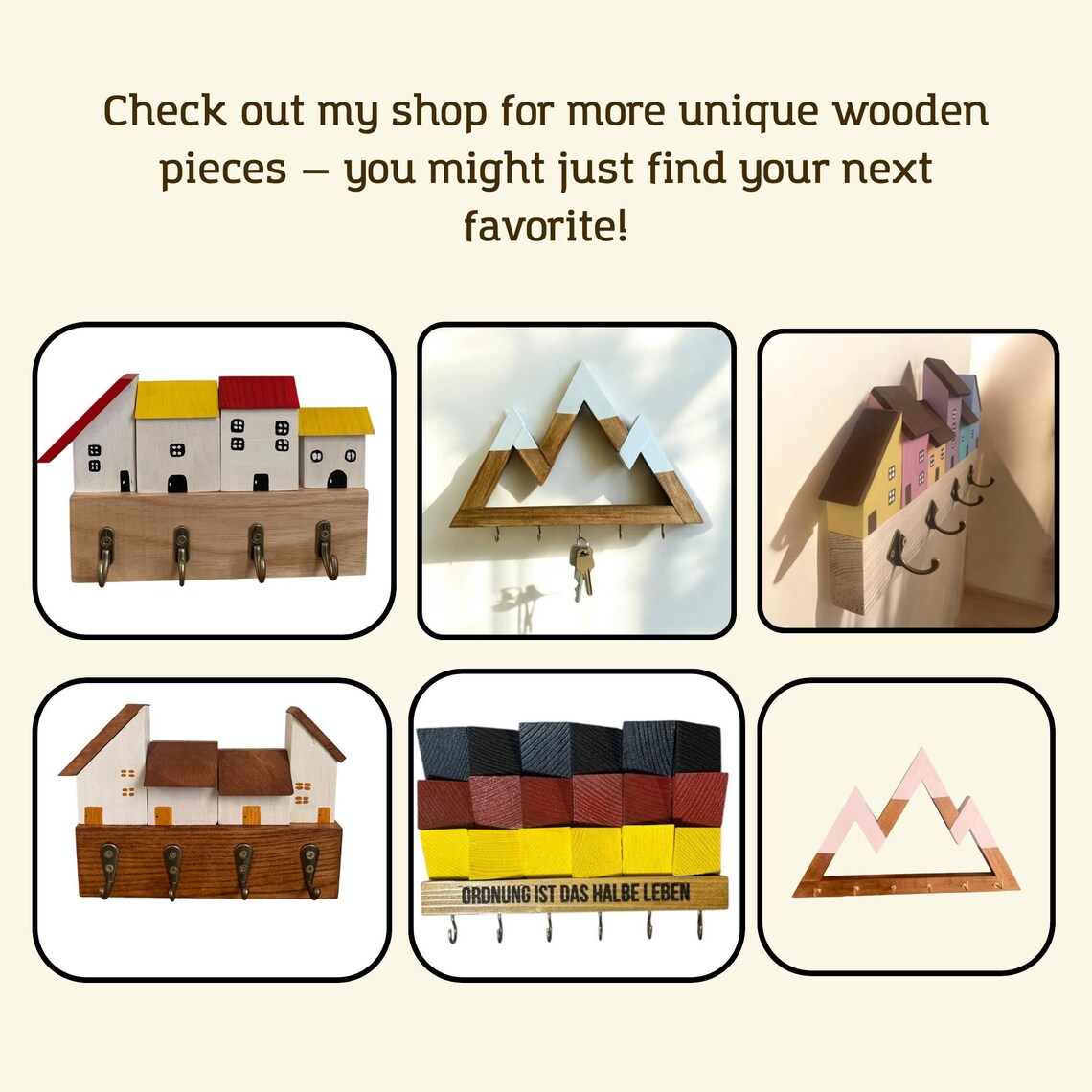 Rustic Mountain Key Rack: Reclaimed Wood Entryway Organizer - Etsy