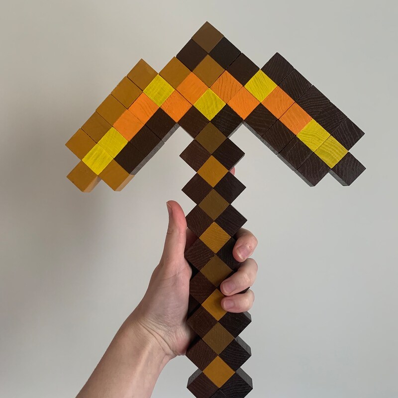 WoodPixelSquares - Etsy