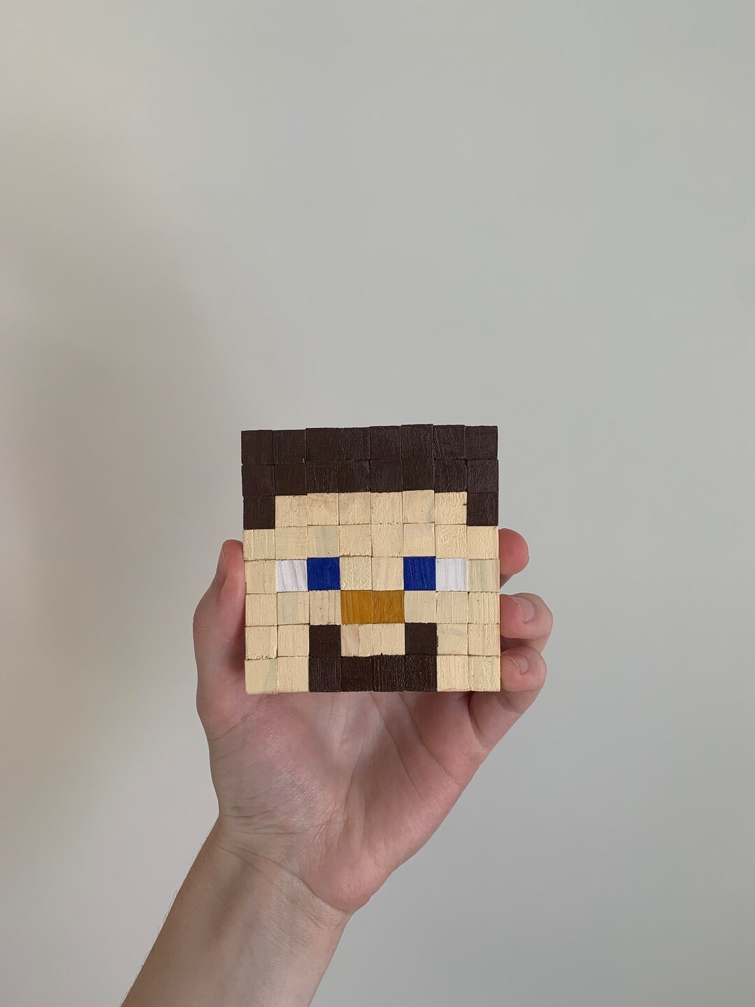 Steve Minecraft Bit Badges Fridge Magnet, Pixel Art Decor, Video Game ...