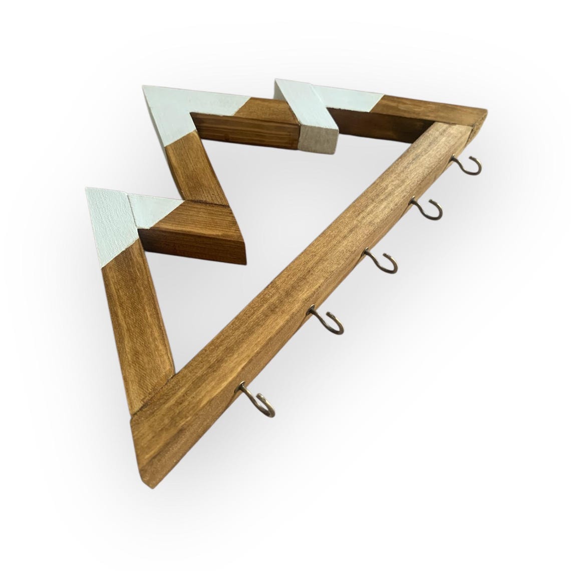 Rustic Mountain Key Rack: Reclaimed Wood Entryway Organizer - Etsy