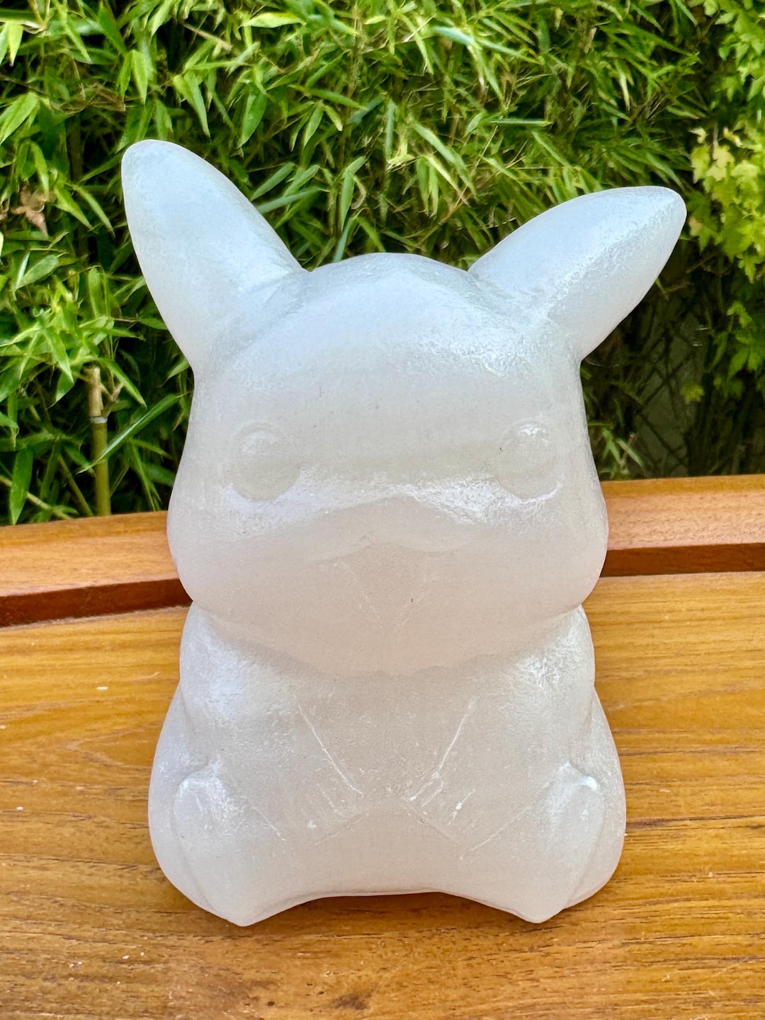 Large Pokemon Pikachu Figurine Pink Calcite Natural Stone - Etsy
