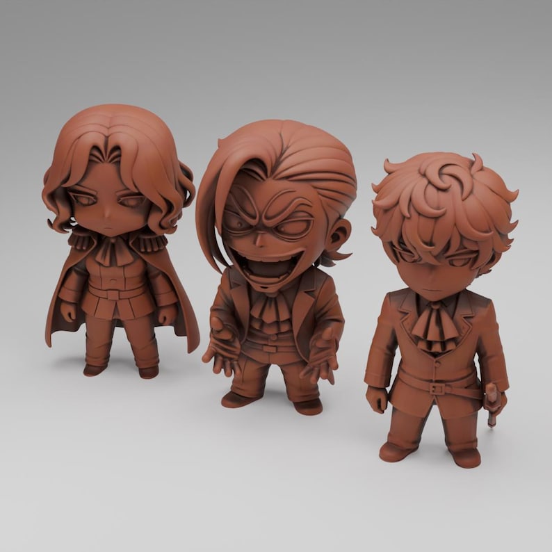 The Greatest Estate Developer Chibi Figures: 3D Printing STL Set ...