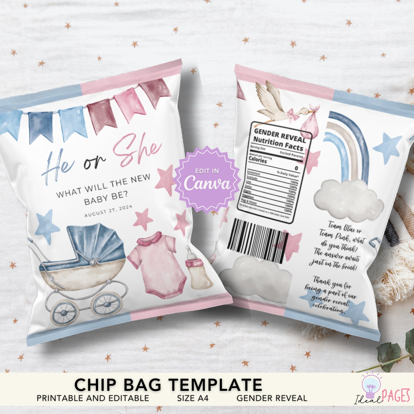 Gender Reveal Favors, Gender Reveal Party Favors, Gender Reveal Favors ...