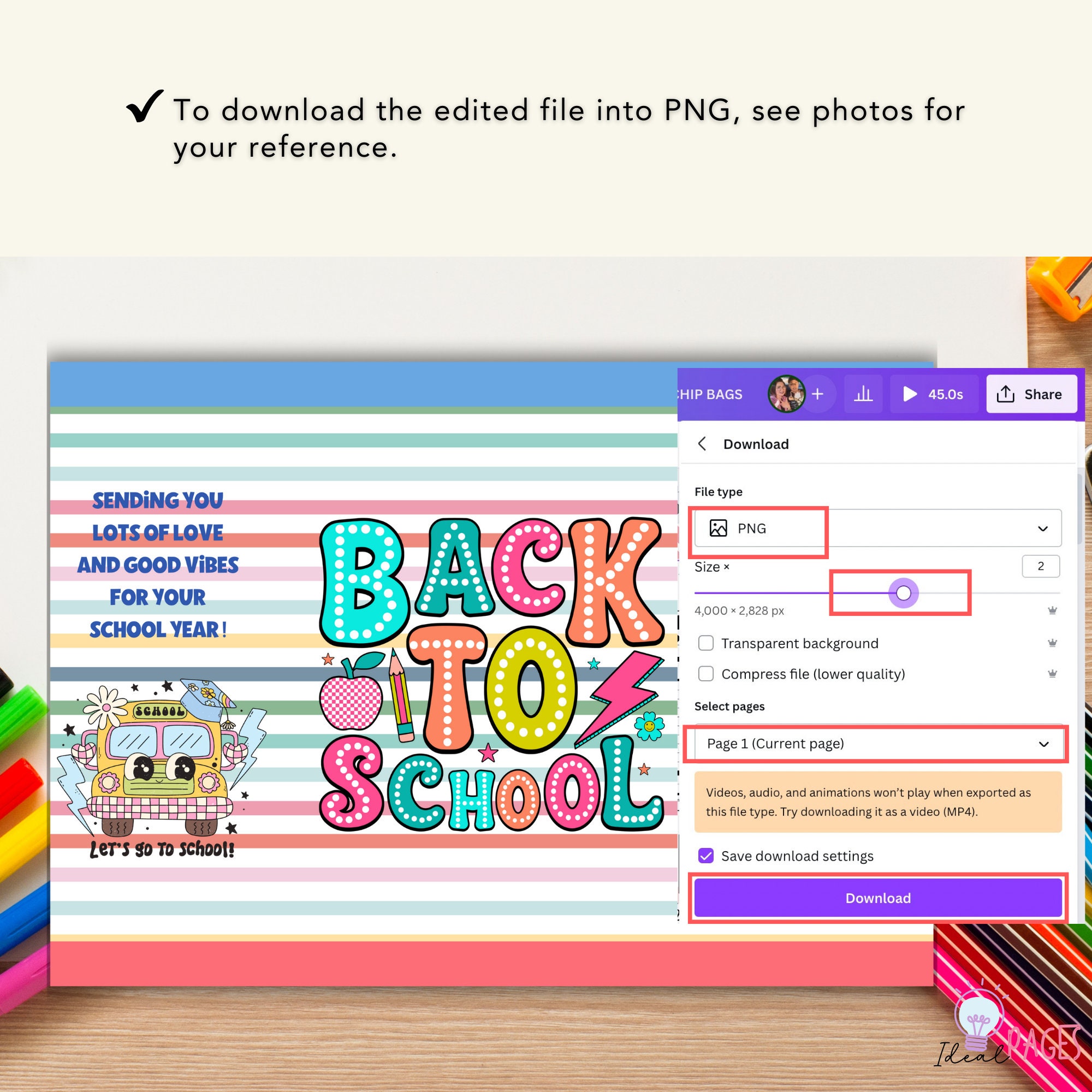 Editable Retro Back to School Chip Bag Template, School Party Favor ...