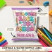 Back to School Editable Retro Chip Bag Template, First Day of School ...