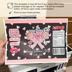 Teacher Favors, Classroom Treat Bags, Valentines Day Party Bag ...