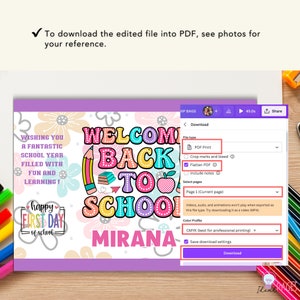 Back to School Editable Retro Chip Bag Template, First Day of School ...