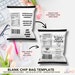 Custom Graduation Chip Bag Template, Class of 2024, Blank Party Favor ...