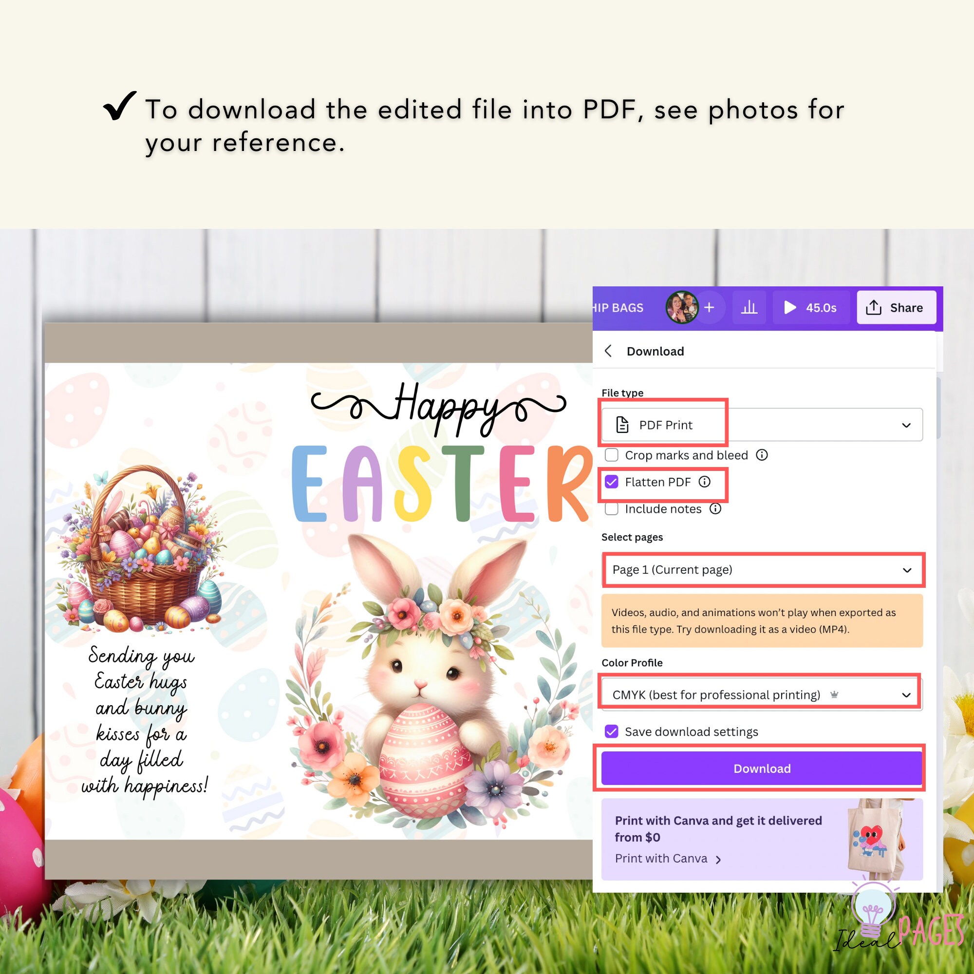 Colorful Easter Egg Hunt Chip Bag, Fun Snack Packaging for Kids ...