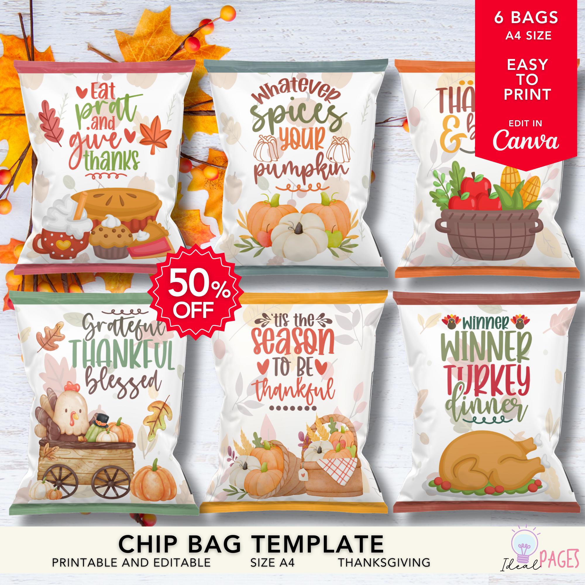 6 Turkey Favors, Thanksgiving Favors, Thanksgiving Treats, Thanksgiving ...