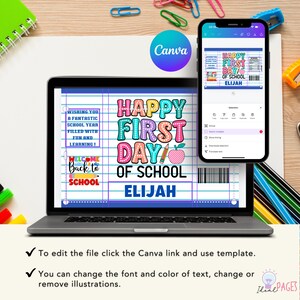 Back to School Chip Bag Template, School Party Favor, Welcome Snack Bag ...