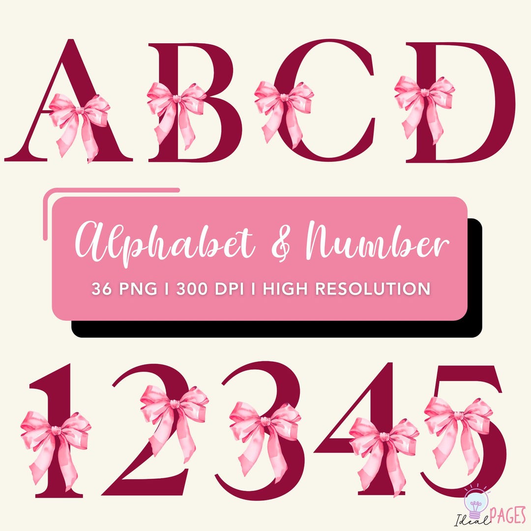 Coquette Letters, Coquette Clipart, Coquette Png, Alphabet Clipart Png ...
