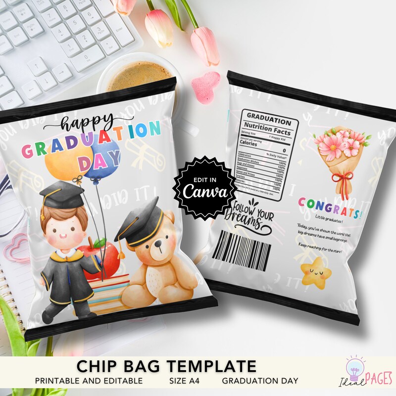 Preschool Graduation Chip Wrapper - Etsy