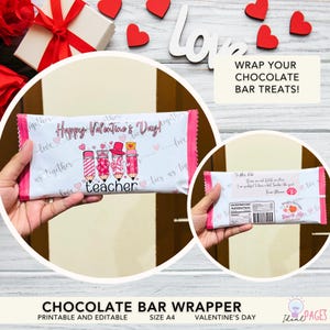 Chocolate Bar Wrappers, Candy Bar Wrapper, Chocolate Wrapper Template ...