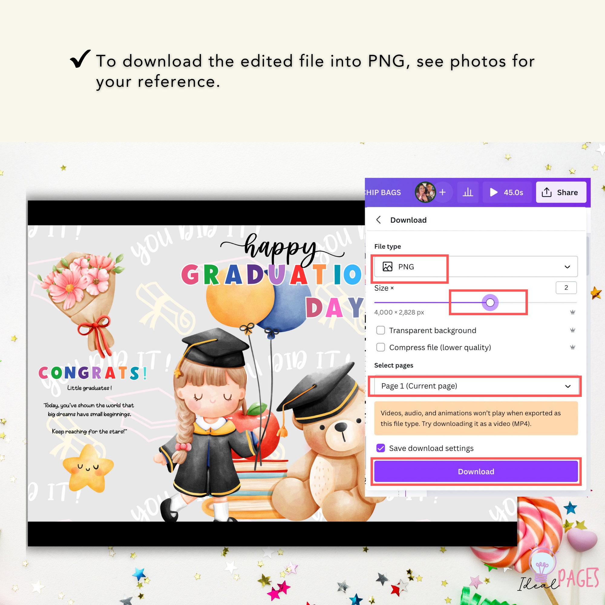 Graduation Chip Bag Template, Kindergarten Custom Chip Bags, School ...