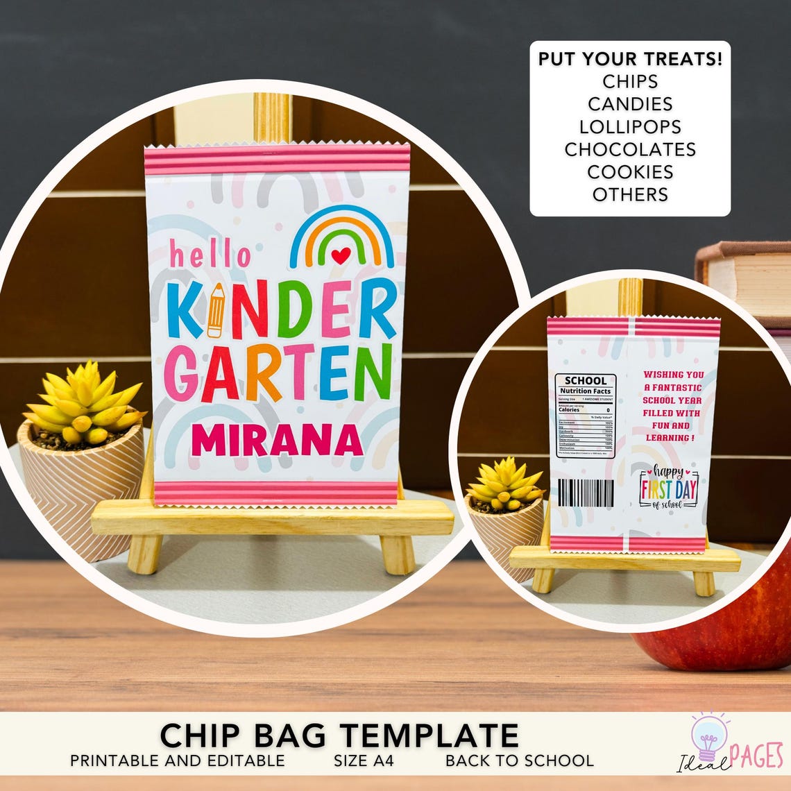 Back to School Printable, School Party Favor, First Day of School ...