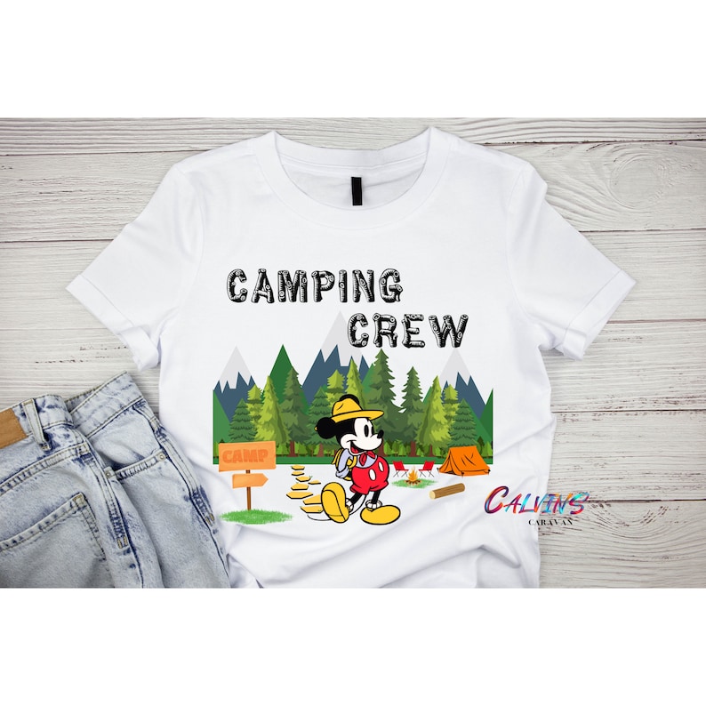 Fort Wilderness Campground Mickey, Happy Camper, Camping PNG ...