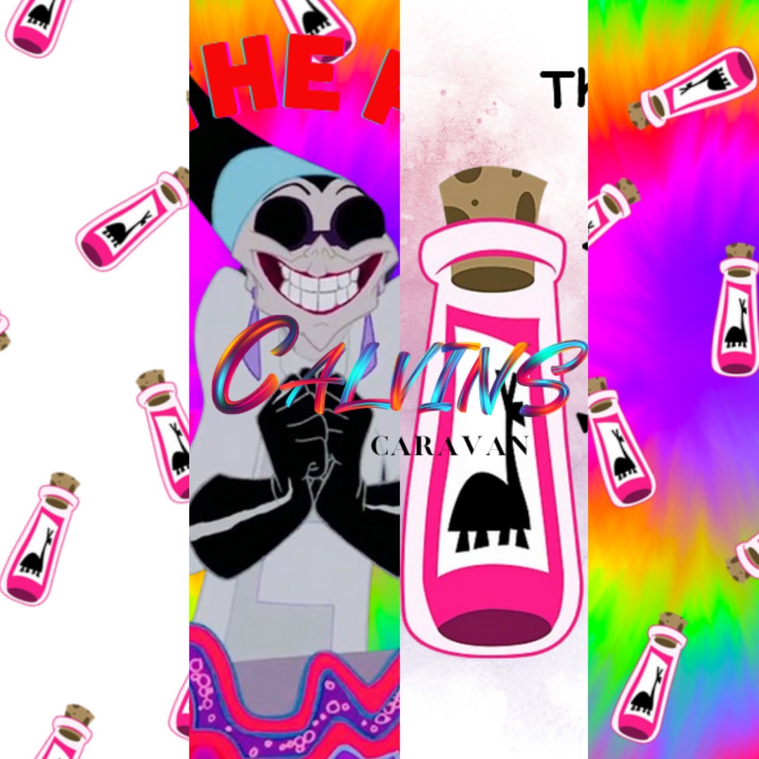 Yzma Lab Pattern, Llama Potion Bottle Pattern,cartoon Pattern, Tumbler ...