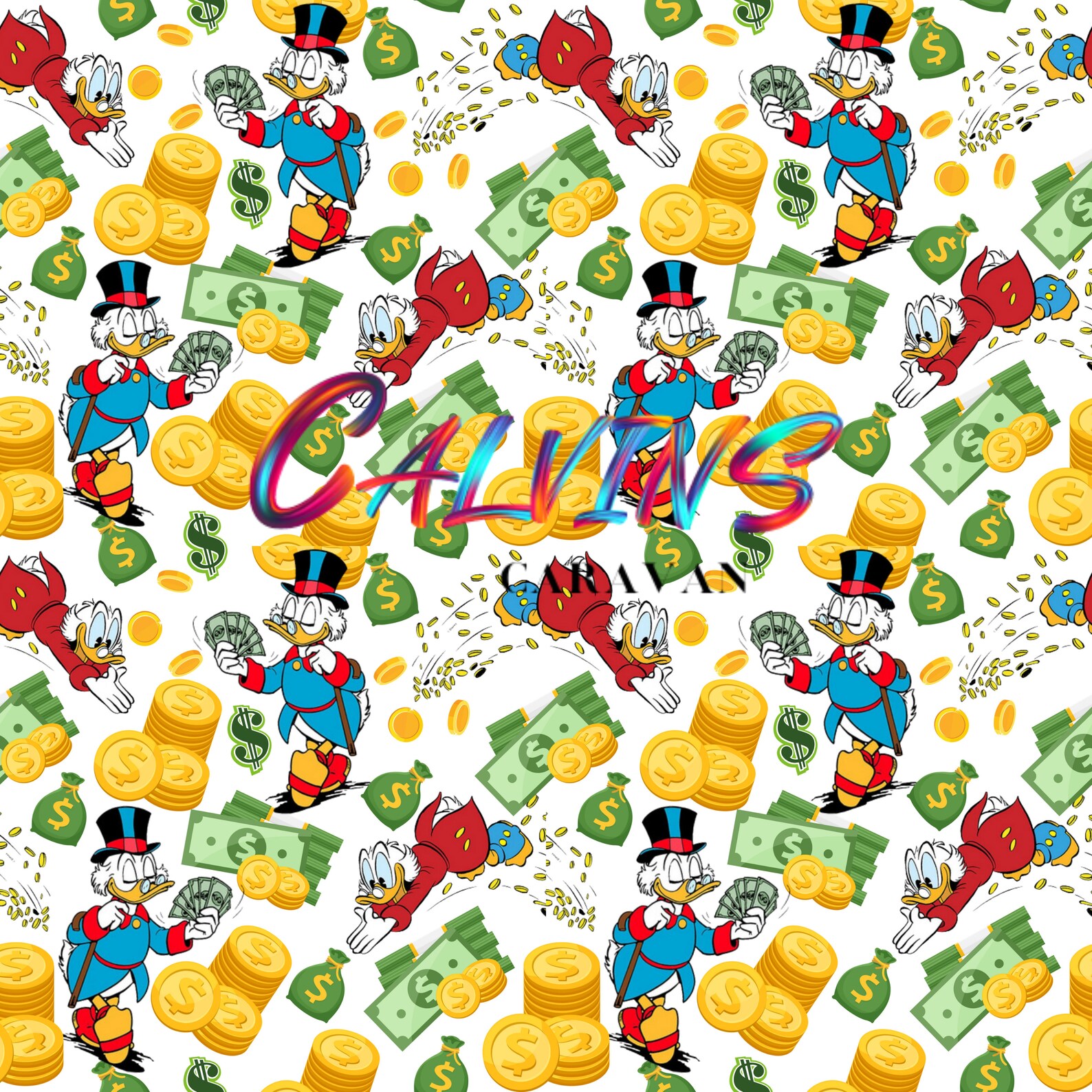 Money Duck, Uncle Scrooge Mcduck, Money PNG Pattern, Gold Coin, Money ...