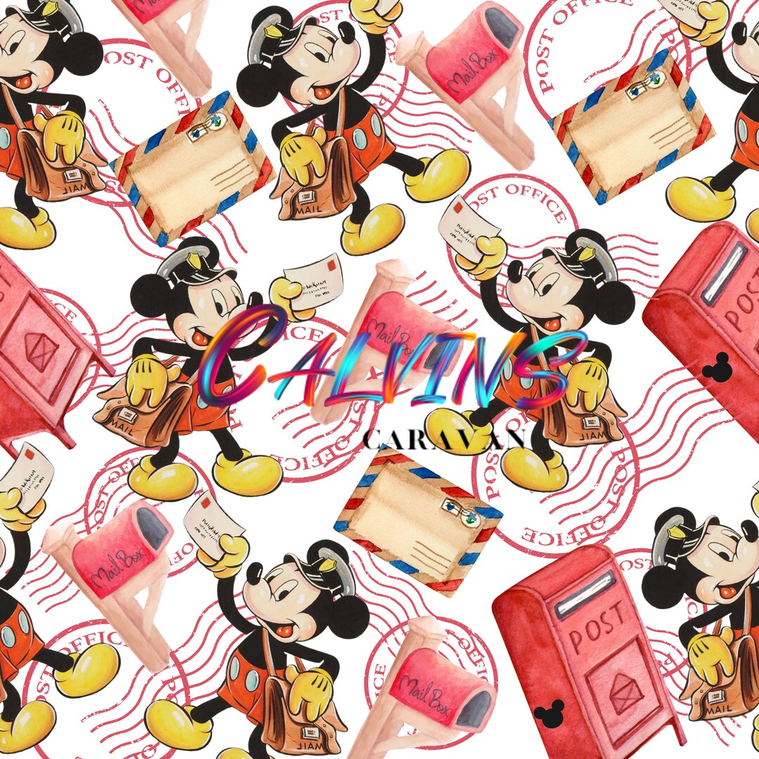 Mouse Mail Pattern, Postal Service Pattern - Etsy