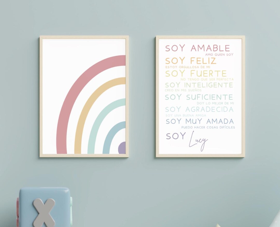 Spanish Kids Affirmations Printable, Yo Soy Afirmaciones Español ...