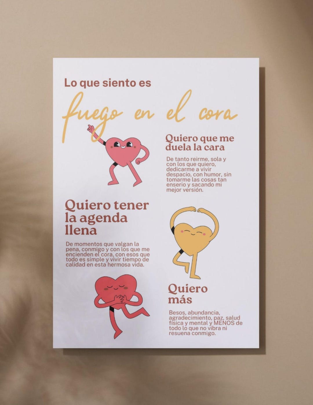Poster Decorativo En Español, Frases Positivas, Mentalidad Positiva ...